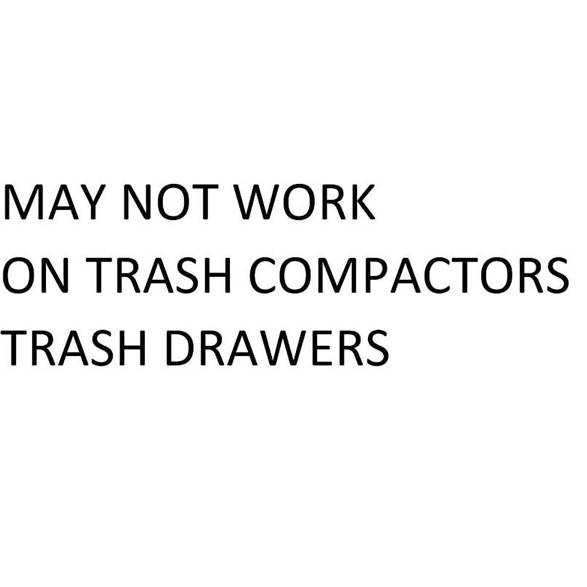 PlasticMill Trash Bags Cinch, White, 2 Pack, To Hold Garbage Bags In Place.May not be compatible with some Garbage Can drawers or compacters.