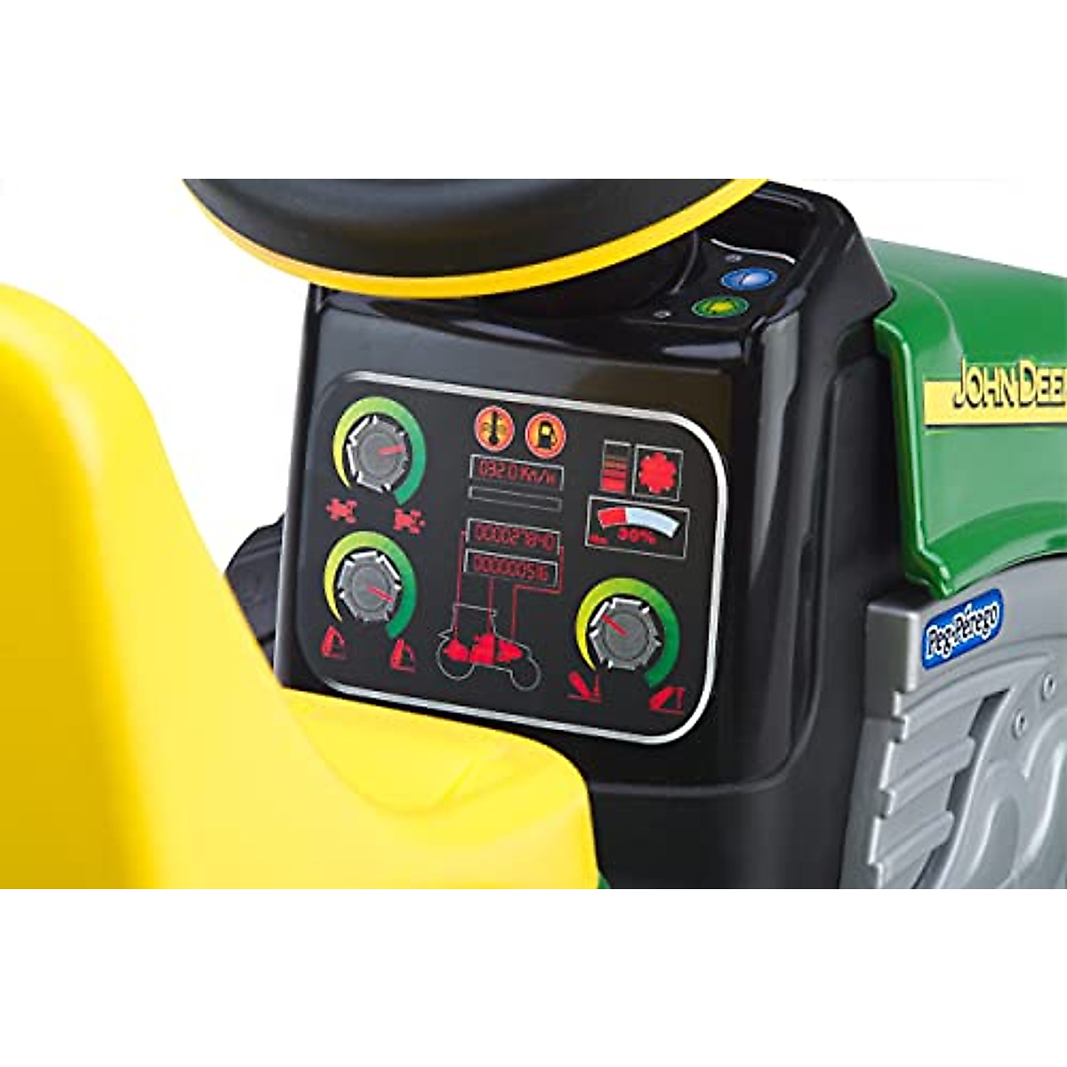 Peg Perego John Deere Farm Tractor and Trailer Pedal Tractor, Green