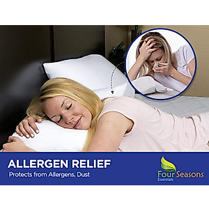 2 Pack Mini Crib Mattress Protector Waterproof Zippered Encasement Cover for Baby, Toddler (Mini Crib Size - 24x38x6)