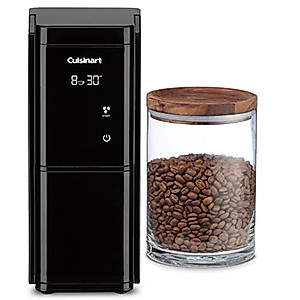 Touchscreen Burr Grinder, 7.34"(L) x 5.0"(W) x 11.14"(H), 14 cups