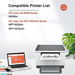 v4ink [Need OEM Chip] Compatible Toner Cartridge Replacement for HP 134A W1340A 2-Pack Black 134X for use in HP M209dw M209dwe MFP M234dw M234dwe M234sdw M234sdwe M209 M234 Printer Improved Version