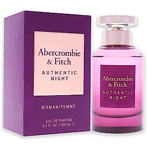 Abercrombie & Fitch Authentic Night Women 3.4 oz EDP Spray