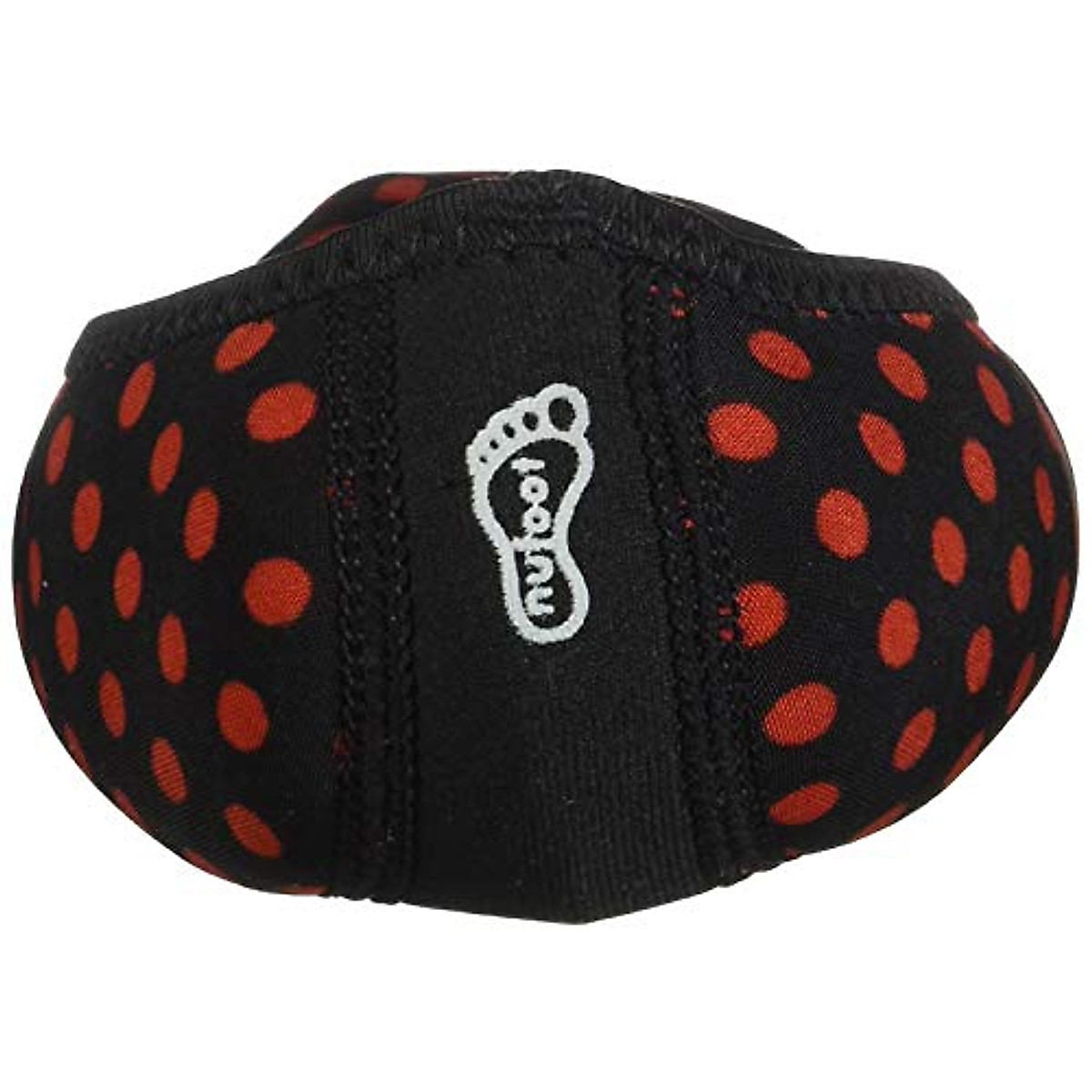 Nufoot Ballet Flats Women's Shoes Foldable & Flexible Flats Slipper Socks Travel Slippers & Exercise Shoes Dance Shoes Yoga Socks House Shoes Indoor Slippers Black with Red Polka Dots Small