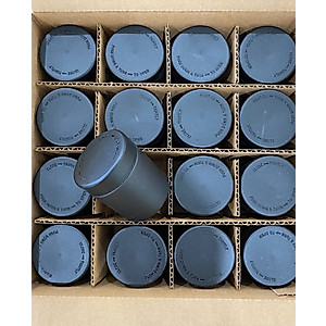 Skunkworx Packaging Black Child Resistant 3oz Glass Jars - 32 Pack