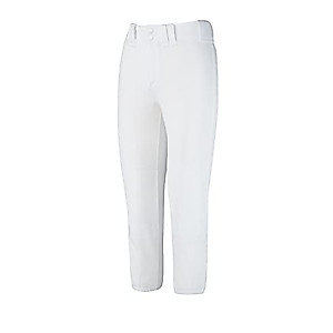 Mizuno Youth Girl's Prospect Softball Pant, White, X-Large