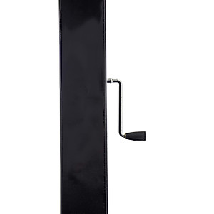 Goalsetter MVP 72" Acrylic In-Ground Height Adjustable Basketball Hoop System with Double Static Rim, Black (SS46072A2)