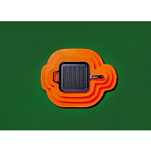 Lodge BOLD 12 Inch Seasoned Cast Iron Grill Pan; Design-Forward Cookware