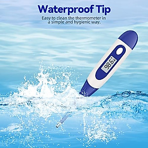 FDK Thermometers for Adults & Kids - Medical Grade, Accurate Oral/Armpit, Ideal for Travel, Easy-to-Read Digital Display, Default, BT-A21CN