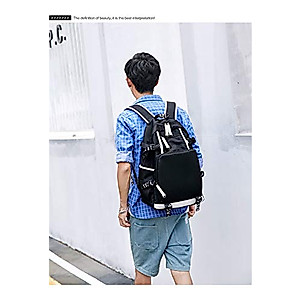GO2COSY Casual Canvas Backpack Daypack Student Bag School Bag Laptop Bag Bookbag Color-a80