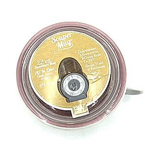 Boston Warehouse Souper Mug Food Storage Container, 2 Count (Pack of 1), Cow - Set of 2