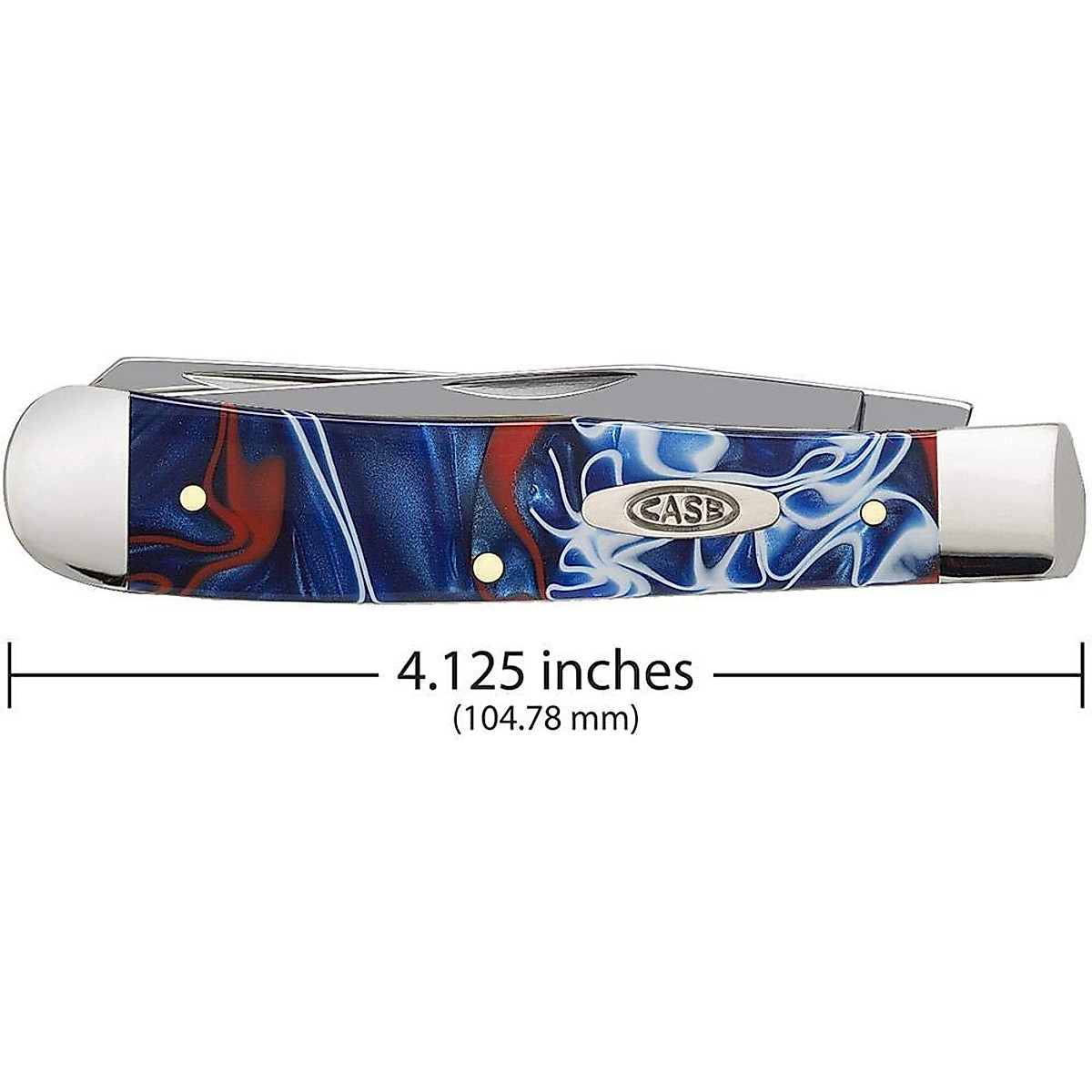 Personalized Case Patriotic Kirinite Smooth Trapper with Free Laser Engraving
