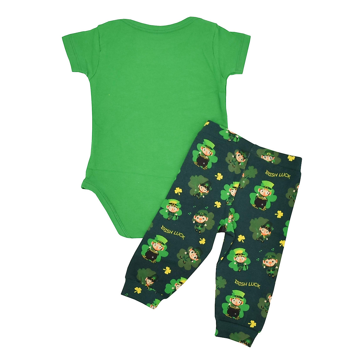 Unique Baby Boys 1st St Patricks Day Moms Lucky Charm Layette Set (18 Months)