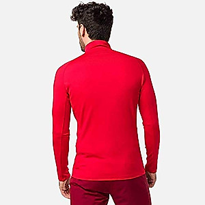 Rossignol Classique 1/2-Zip Mid-Layer Mens Red Medium