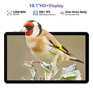 Blackview Tablet Android 12 Tab 8 WiFi Tablets 10.1 Inch 7GB(4+3 Expand) RAM+64GB/1TB ROM Quad Core Processor 6580mAh 1280×800 HD+IPS Display 13MP+8MP Daul Camera WiFi 6 BT 5.0 GMS Gray