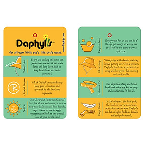 daphyls Baby Infant Toddler UPF 50+ Official Grateful Dead Sunhat Multi