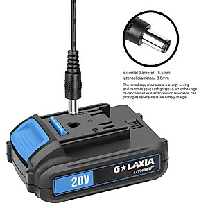 G LAXIA 20V Max Li-Ion Battery Charger for G LAXIA Cordless Power Tools