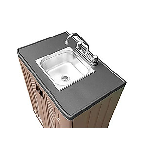 Concession Sinks - Standard Size Electric 1 Compartment with Hot Water for Food Vending Trailer, Hand Wash