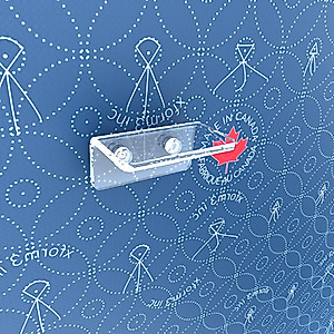 Xform3 4 inch Long, Floating Shelf, Clear Acrylic, Customizable! (2" deep)