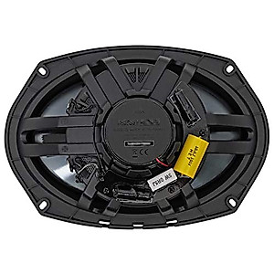 Polk Audio (2) MM692 6x9 900w 3-Way Car Audio/Marine Speakers+2-Ch Amp+Wire Kit