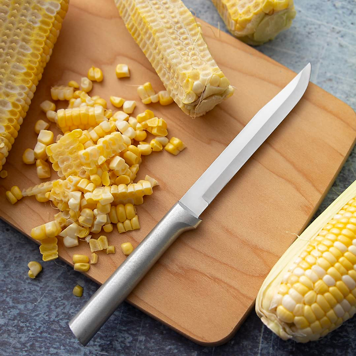 Rada Cutlery Utility Steak Knife with Aluminum Handle Pack of 2