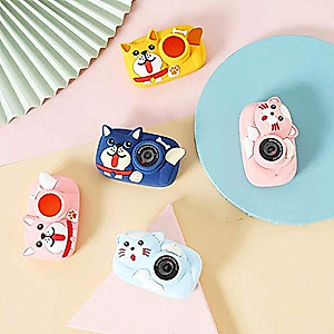 LKYBOA Sky Blue Crescent Yellow Child Camera -Kids Camera with 32GB Memory Card, Supports 20.0MP Photo, 1080P HD Digital Video and 4X Digital Zoom (Color : Yellow)