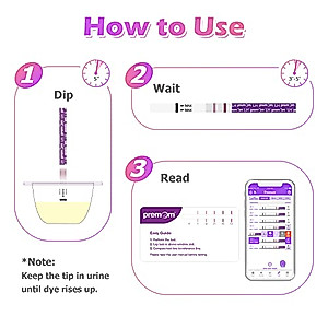Premom Quantitative Ovulation Test Strips：Ovulation Predictor Kit with Numerical Ovulation Reader, 60 Pack Digital Ovulation Test Kit Packaging May Vary