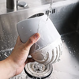 Kitchen Sink Accessories Holder - Sponge Holder for Kitchen Sink - Dish Brush Holder - Kitchen Soap Caddy and Sink Organizers - Kitchen Sink Caddy and Utensil Holder for Countertop