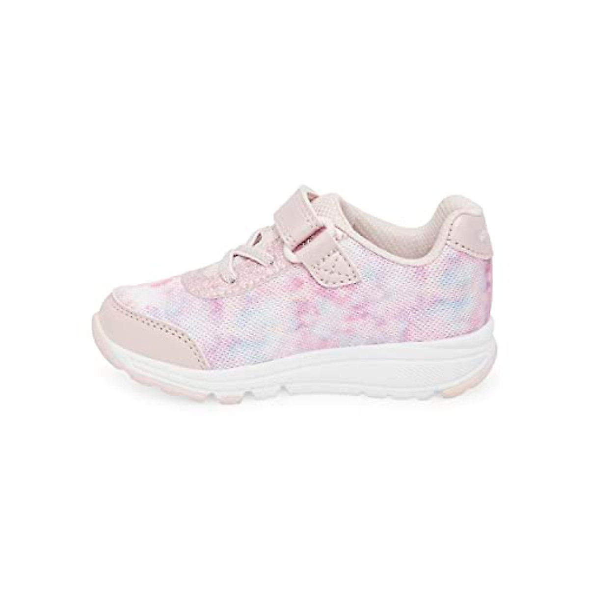 Stride Rite Kids SR Lighted Glimmer Light-Up Sneaker, Blush, 7.5 Wide US Unisex Toddler