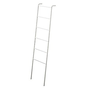 Yamazaki Home Plate Leaning Ladder Hanger closet storage and organization systems, One Size, White