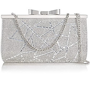 Sumnn Evening Clutch Bag Cocktail Prom Sparkly Rhinestone Crystal Bride and Bridesmaid Wedding Party Formal Purses for Women