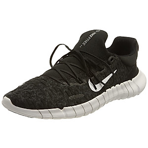 Nike Women Road Running Shoes, Black Black White Dk Smoke Grey, 12.5 US