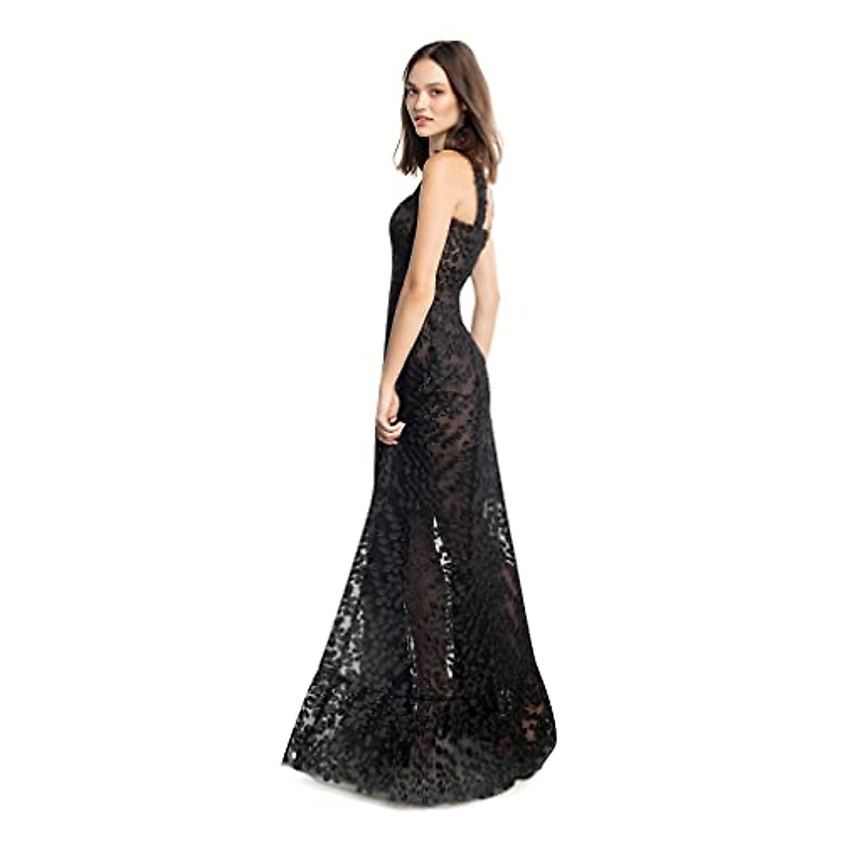 Dress the Population Women's Anabel Sweetheart Bustier Maxi Dress, Black, XX-Large