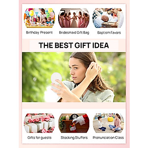 Getinbulk Compact Mirror Bulk, Set of 12 Double-Sided 1X/3X Magnifying PU Leather Round (Pink, 2.7 in Diameter)