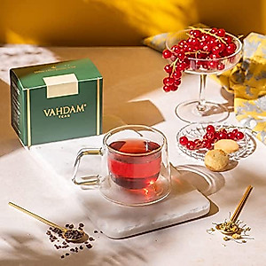 VAHDAM, Double Wall Glass Coffee Mugs (2 Pieces) Insulated Cups - 6.7oz Capacity, DURABLE & STYLISH | Tea Cup Set