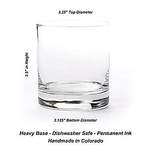 Black Lantern Whiskey Glasses – Rock Glass and Small Tumblers, Ski Lift Whiskey Glass – Mountain Decor Ski Lodge and Cabin Decor - Kitchen Cups - Ski Lift Drinking Glass