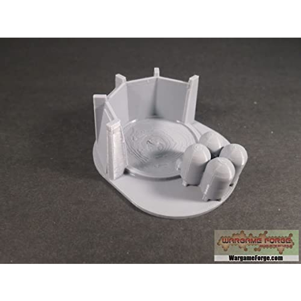 Mech Bunker Coolant Pool 6mm/8mm Tabletop Terrain Compatible with Epic, Adeptus Titanicus, Hex Maps