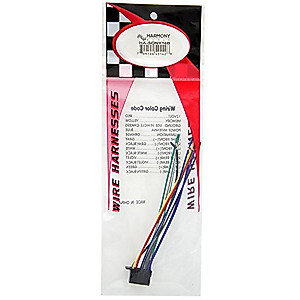 Harmony Audio Compatible with Sony MEX-N5000BT HA-SONY16B Aftermarket Stereo Radio Receiver Replacement Wire Hareness Cable