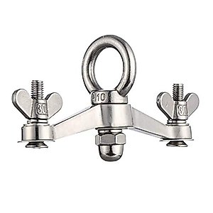 King Kong Magnetics Fishing Magnet Double Bracket to Hold 2X 60mm Neodymium Fishing Magnets - Strong Stainless Steel Design, Precision Engineered to Last | Double Your Chances of Finding Treasure