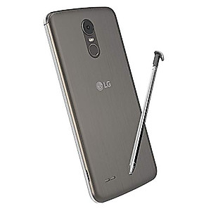 LG Stylus 3 Dual (32GB, 2GB RAM) 5.7" Display, 4G LTE Dual SIM GSM Factory Unlocked Phone w/ Stylus Pen - Titan