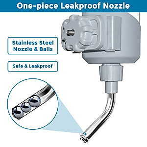 Vannon Top Fill Dog Water Bottle for Crate, Dog Water Dispenser for Cage, Pet Auto Feeding Water Bottle for Dogs & Rabbits, Leakproof, BPA Free, 23oz, [2023 New Upgraded]