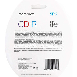 52X Write-once CD-r for Data