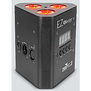 CHAUVET DJ EZwedge Tri Battery-Operated Tri-Color LED Wash Light w/Infared Remote Control