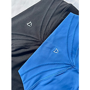 TomTiger Workout Shorts for Women High Waist Gym Fitness Running Yoga Bike Active Exercise Women's Short Tummy Control 3" (M, Black)