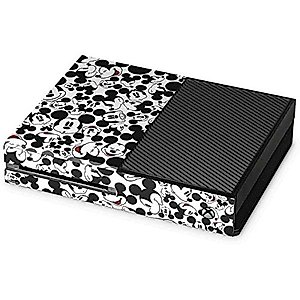 Skinit Decal Gaming Skin Compatible with Xbox One Console - Officially Licensed Disney Mickey Mouse Face Pattern Design