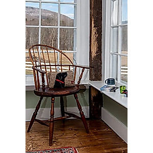 Chandler 4 Corners Artist-Designed Black Lab Begging Hand-Hooked Wool Decorative Petite Throw Pillow (8” x 12”)