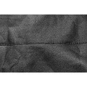 Kenmore PA-20281 BBQ Grill Cover, Heavy Duty Weatherproof Fabric for Outdoor Patio Backyard, Fits Grills up to 56" Width, Black