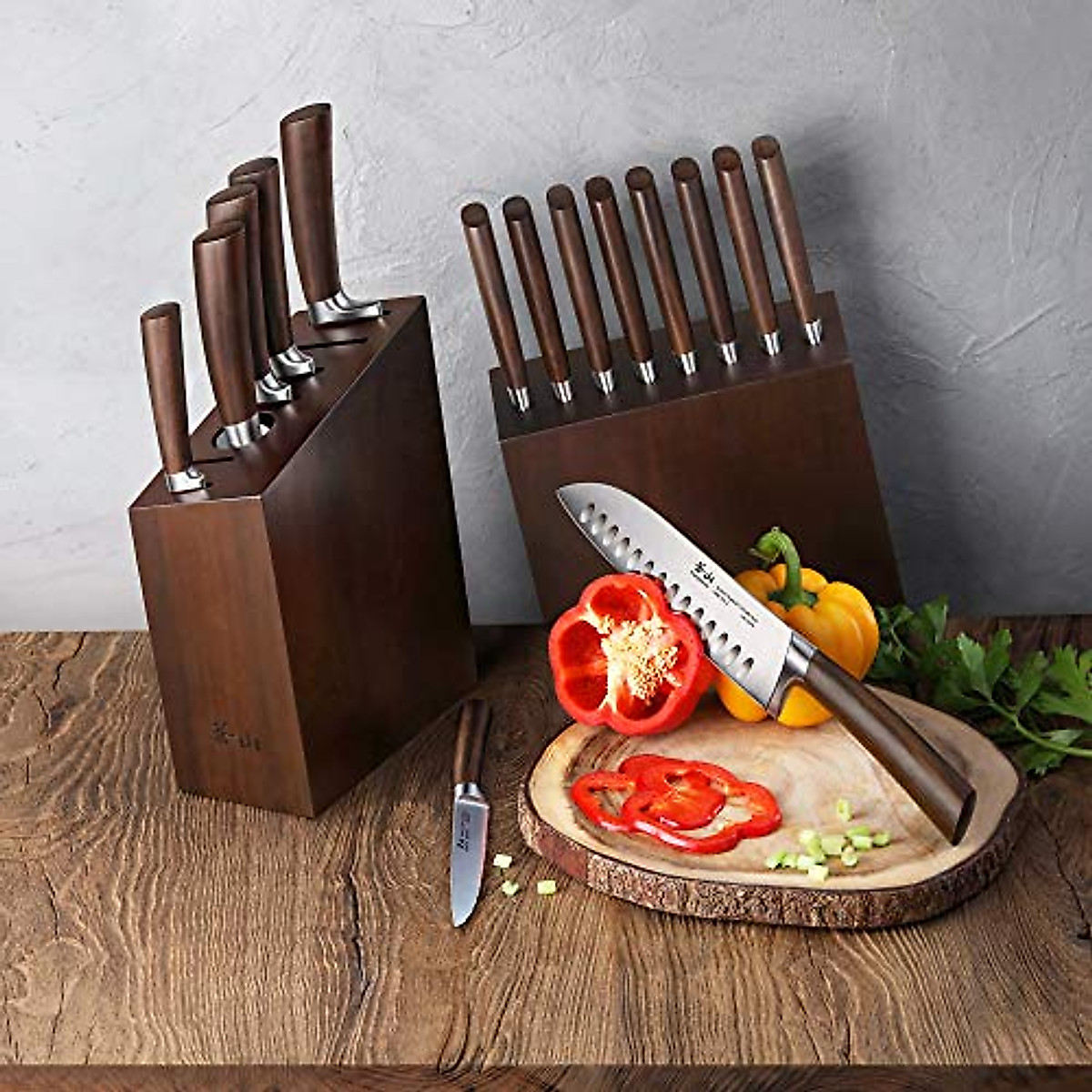 Cangshan A Series Swedish Steel Forged 16 Piece Knife Block Set