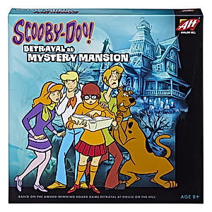 Hasbro Gaming Avalon Hill Scooby Doo in Betrayal at Mystery Mansion | Official Betrayal at House on The Hill Board Game | Ages 8+ Black