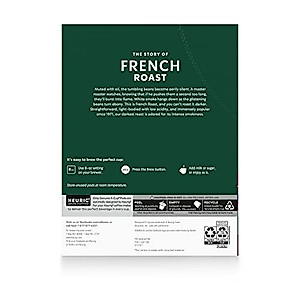 Starbucks K-Cup Coffee Pods—Dark Roast Coffee—French Roast for Keurig Brewers—100% Arabica—6 boxes (60 pods total)