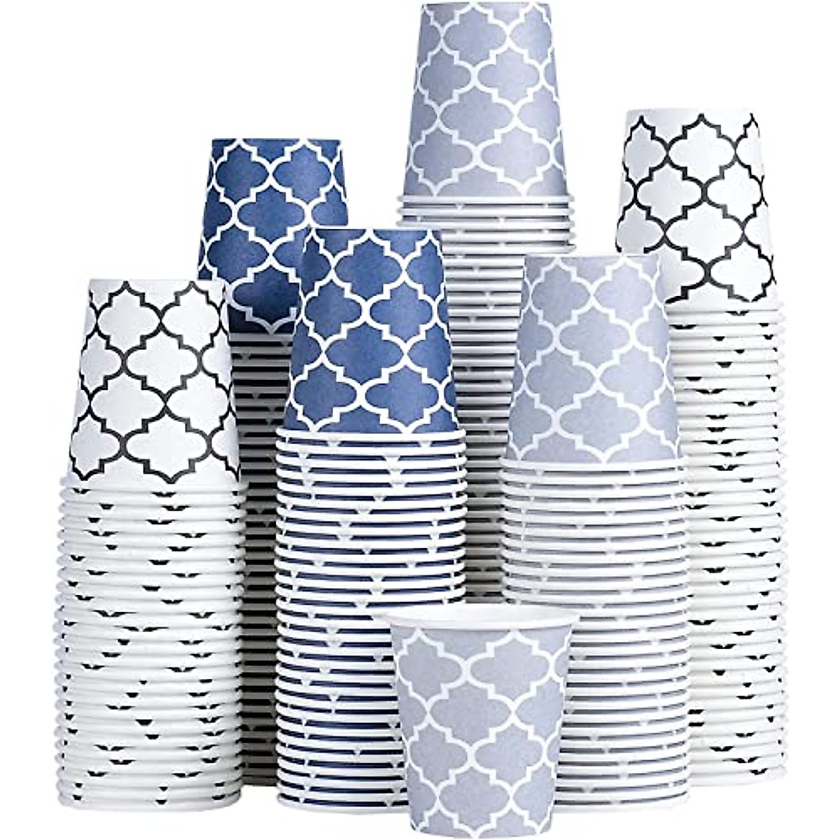 [300 Pack] 3 oz Disposable Paper Cups, Small Mouthwash Cups 3 OZ, Mini Bathroom Cups, Paper Coffee Cups 3 Ounce for Bathroom, Supermarket, Birthday Party, Travel, Events, Picnic, BBQ